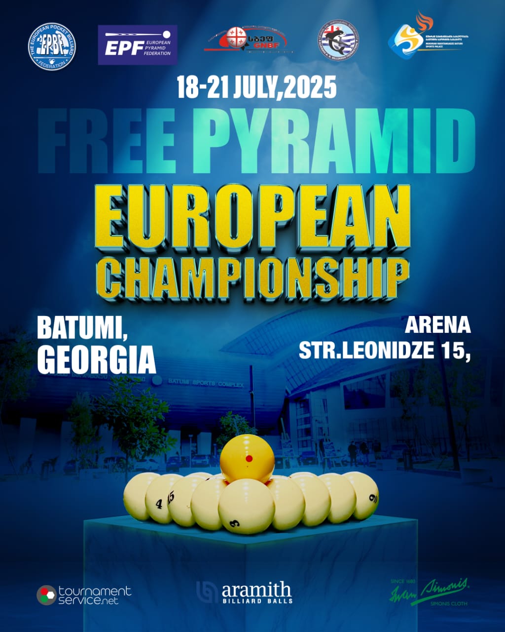 EUROPEAN FREE PYRAMID CHAMPIONSHIP 2025 – EPF Billiard